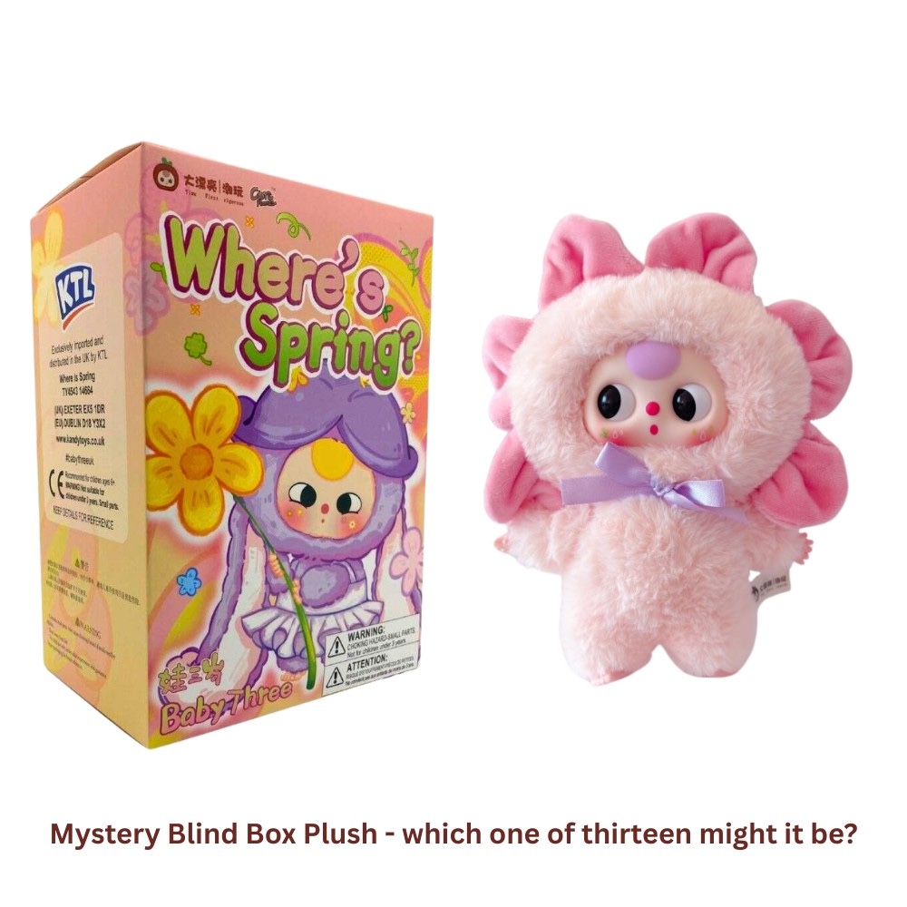 Baby Three Where Is Spring Plush blind box assortment