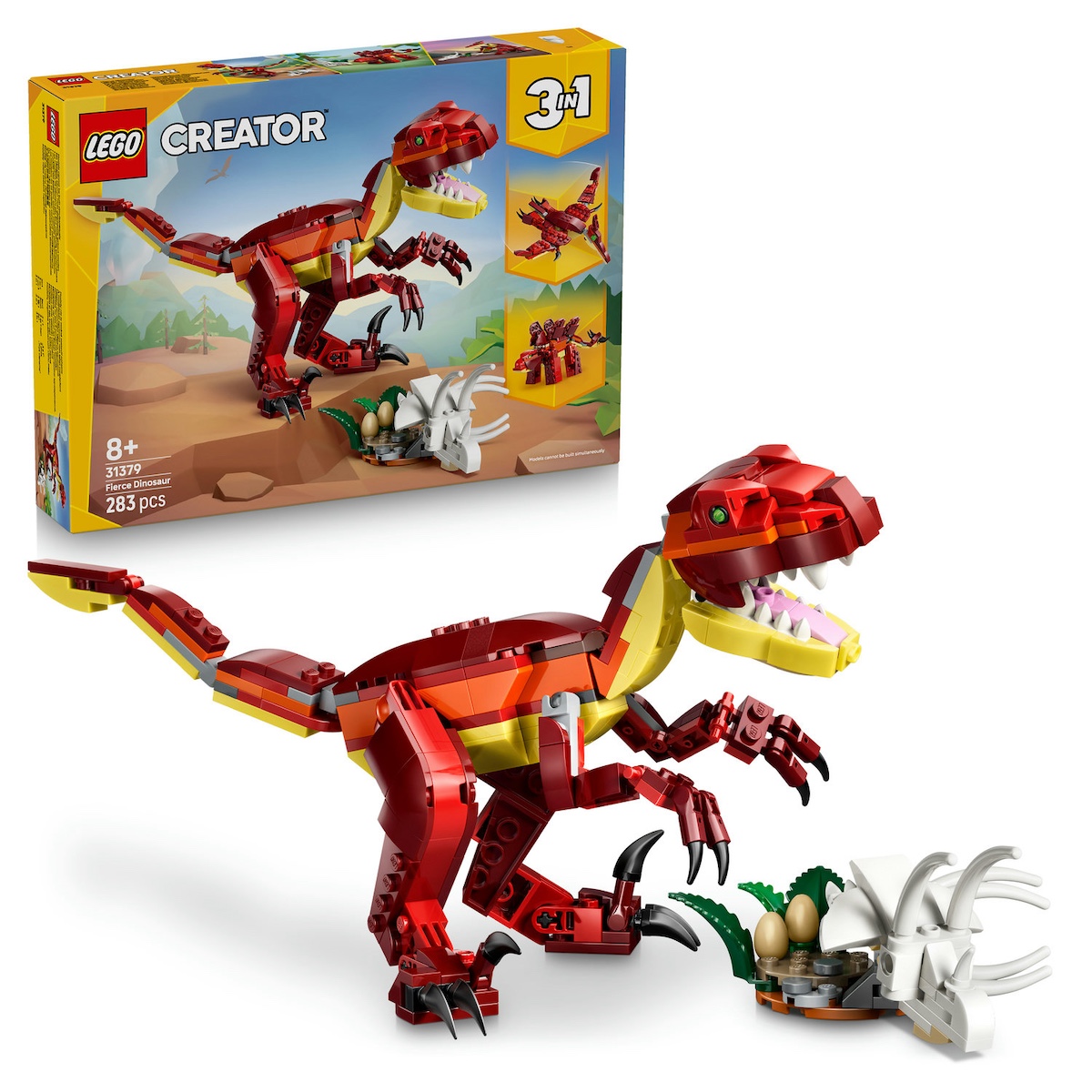 LEGO® Creator 3 in 1 Fierce Dinosaur Toy 31379