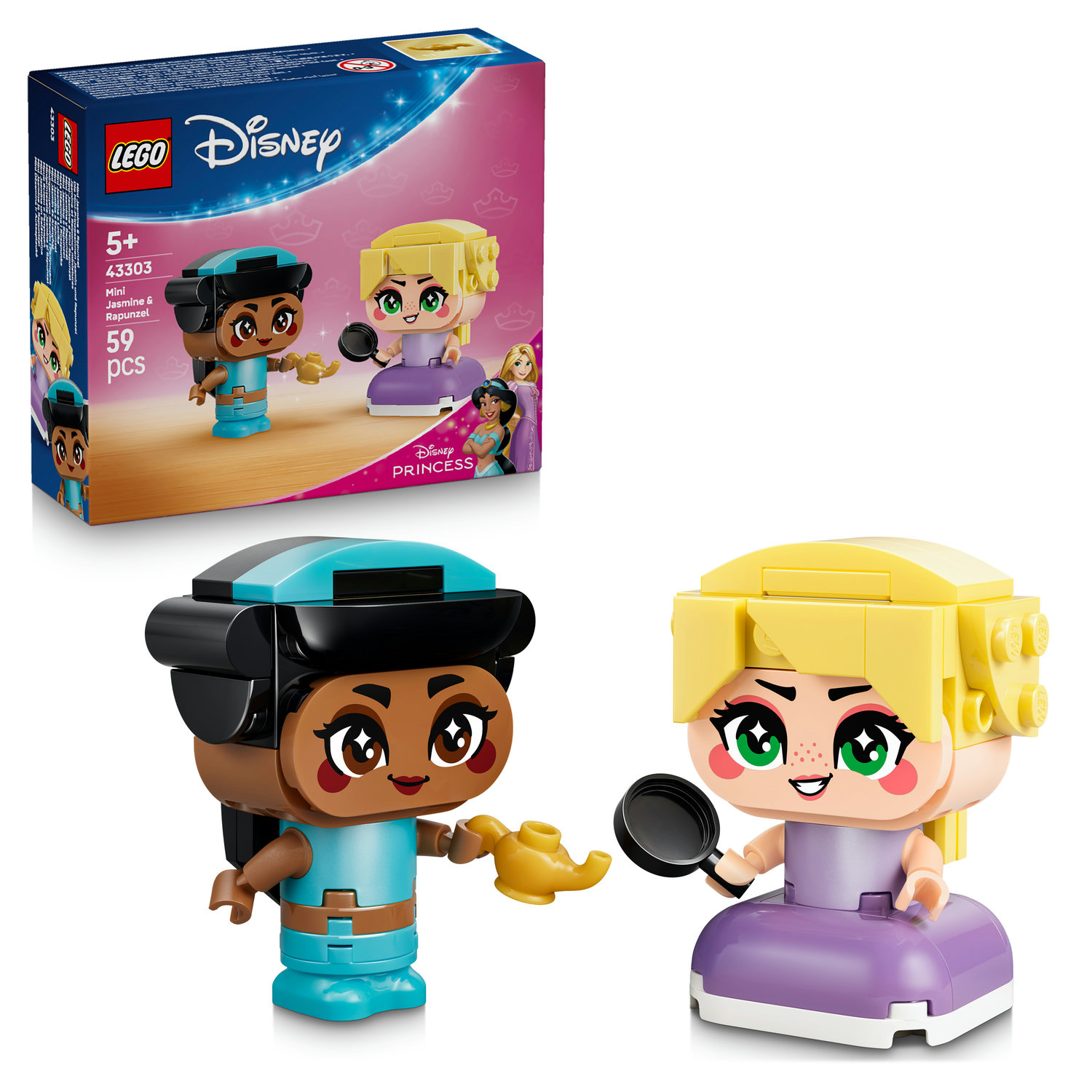 LEGO® ǀ Disney Princess Mini Jasmine & Rapunzel 43303