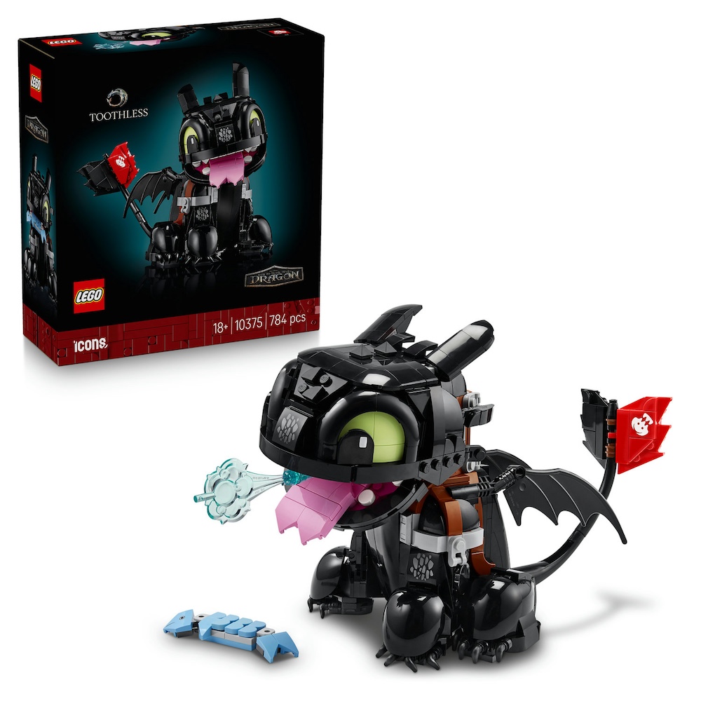 LEGO® Icons How to Train Your Dragon: Toothless, Building Set for ...